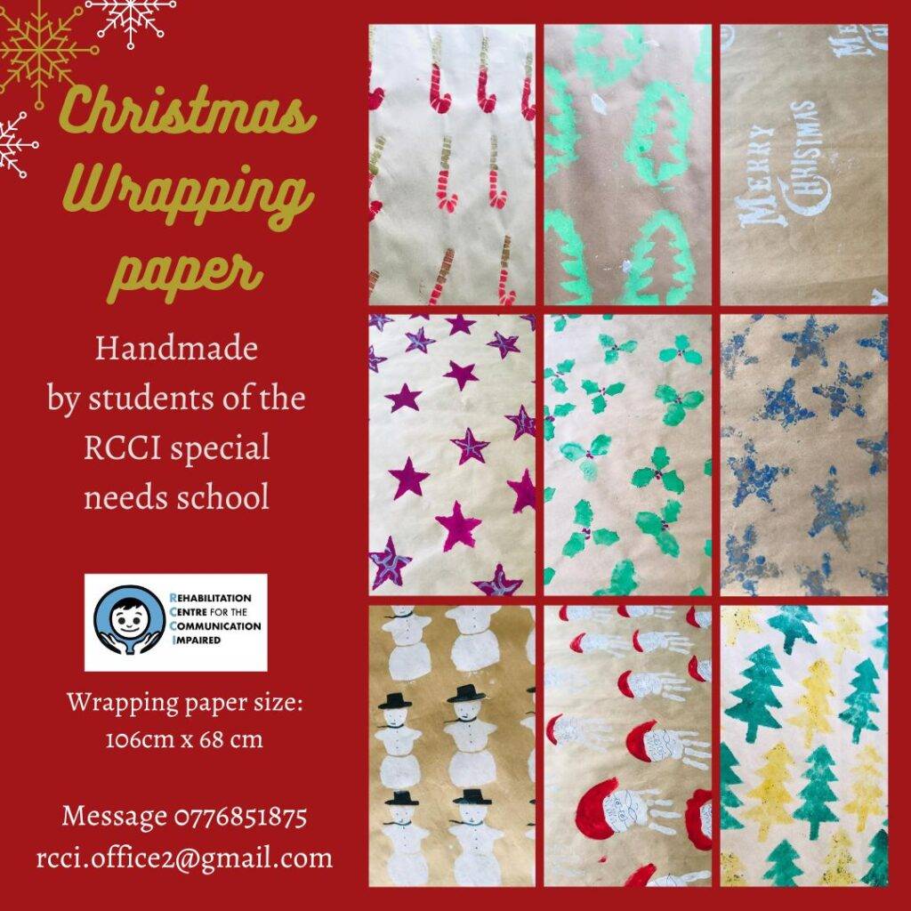 Handmade Christmas Wrapping Papers | SJDSF | The Shiranee Joseph de ...